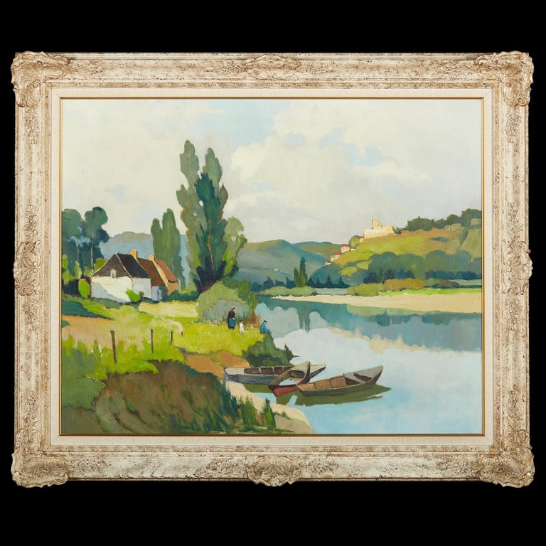 Georges Charles Robin - Georges Robin (1903-2003) Castelnaud seen from ...