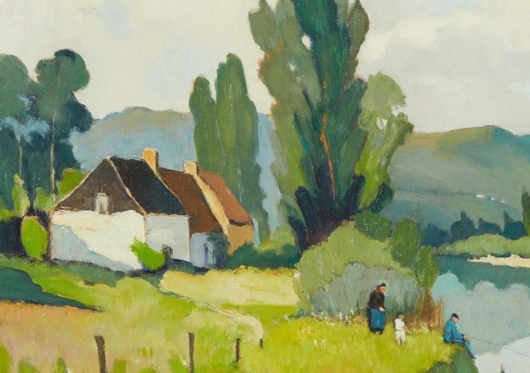 Georges Charles Robin - Georges Robin (1903-2003) Castelnaud seen from ...