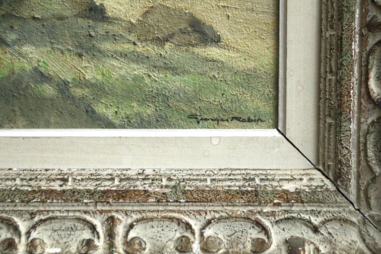 Georges Charles Robin - Harvesting - 20th Century Oil, Figures and ...