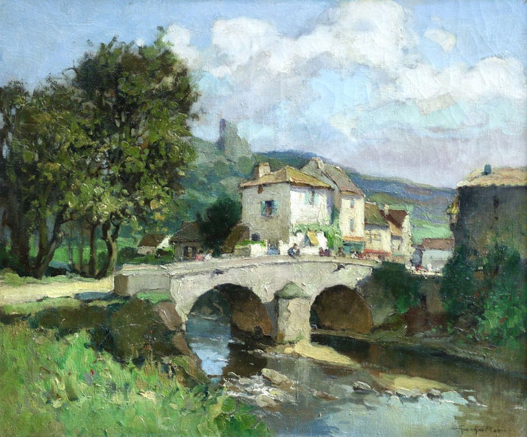 Georges Charles Robin - Paysage de L'Indre près de Confolens at 1stDibs