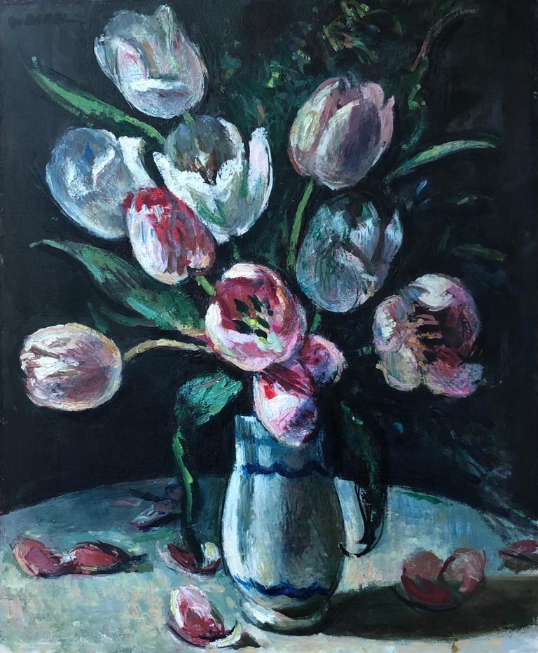Georges Darel - Bouquet of tulips For Sale at 1stDibs