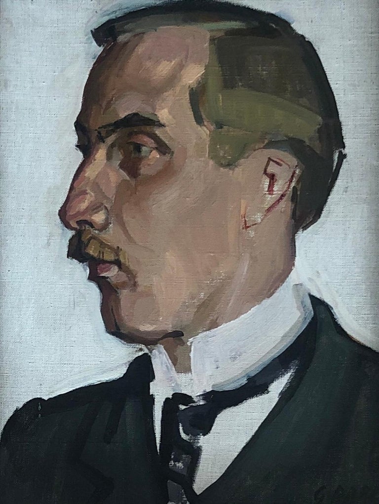 Georges Darel - Portrait of Mr Lucien Desert For Sale at 1stDibs