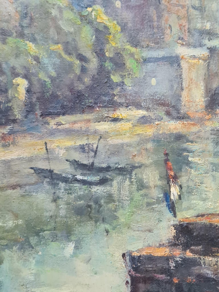 Georges Dominique Rouault - Le Pont Neuf, Paris, Mid Century Oil on ...