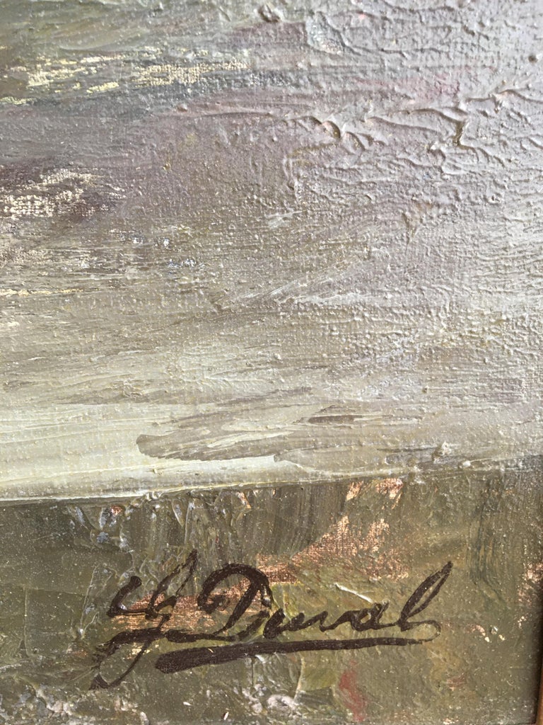 Georges Duval - Still life with fruits and green pitcher For Sale at ...