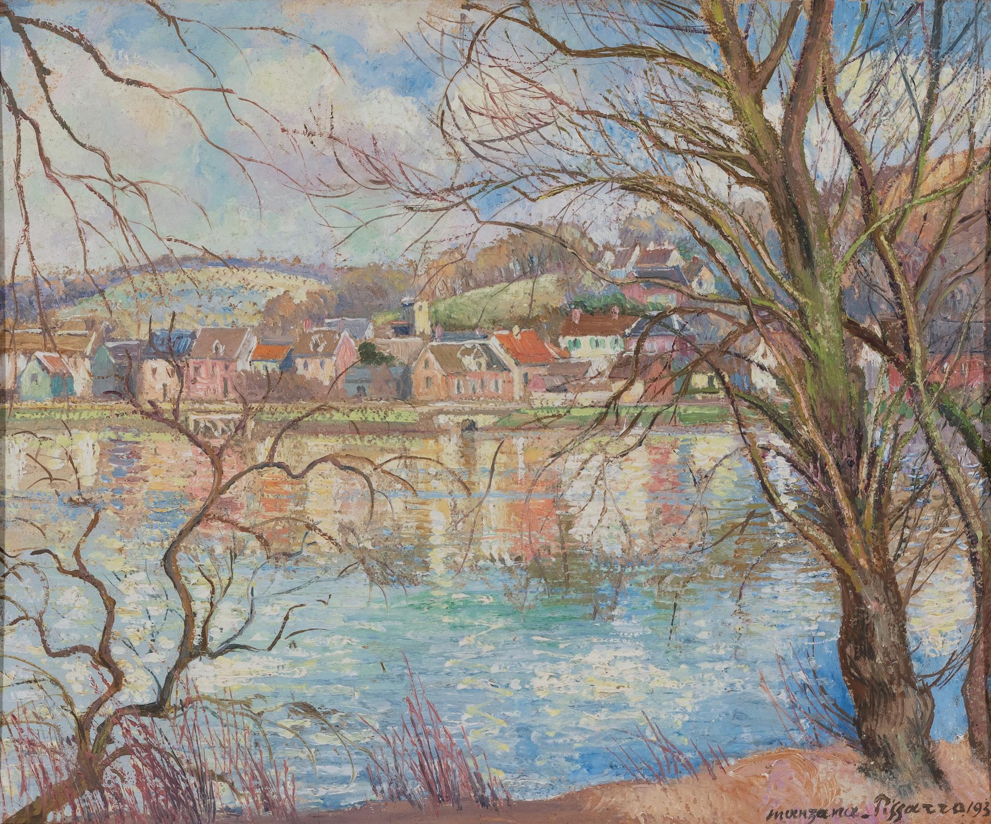 Georges Henri Manzana Pissarro - Les Reflets dans l'Eau by Georges ...