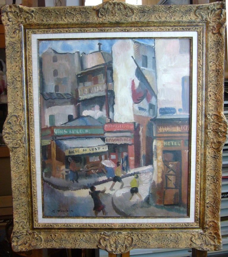 Georges Joubin - Quartier de Paris - Montmartre, ''30s - oil paint ...