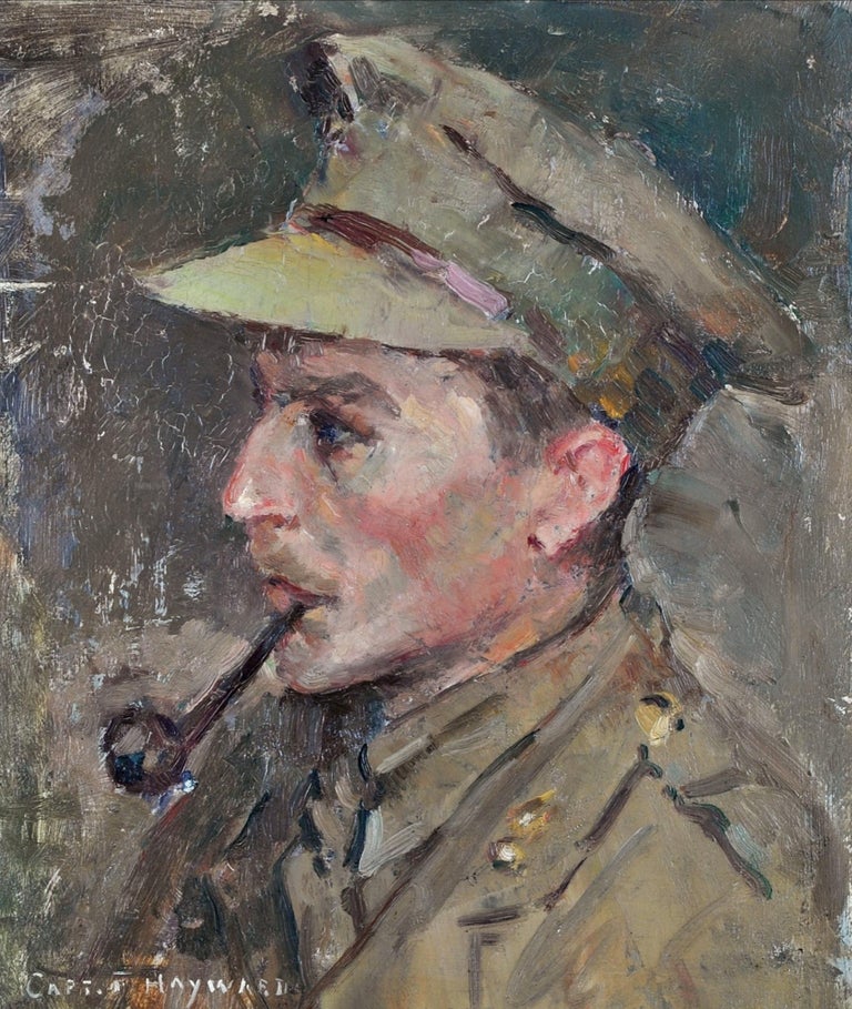 Georges Lemmers - Captain Hayward - Impressionist Antique Military ...