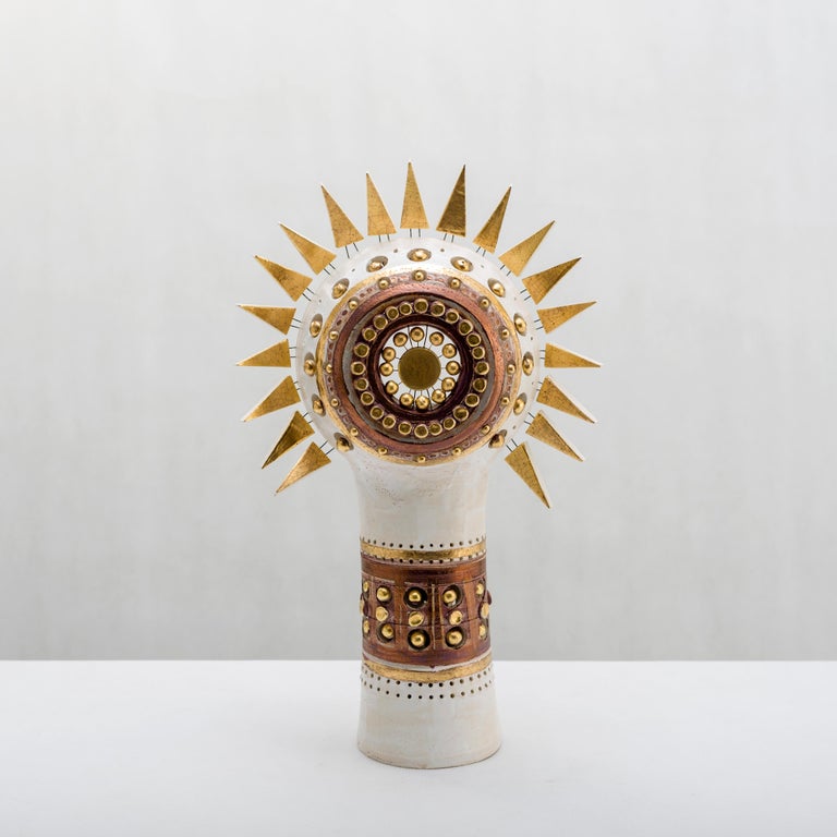 Georges Pelletier "Black Sun" Ceramics Table Lamp - France, 2019 For ...