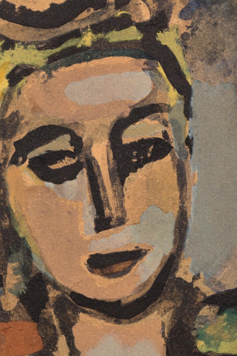 Georges Rouault - "La Roussalka" Female Portrait, Colorful, Signed For ...
