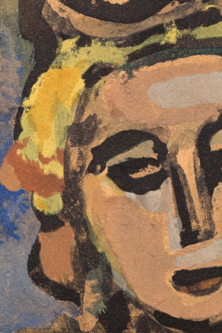 Georges Rouault - "La Roussalka" Female Portrait, Colorful, Signed For ...