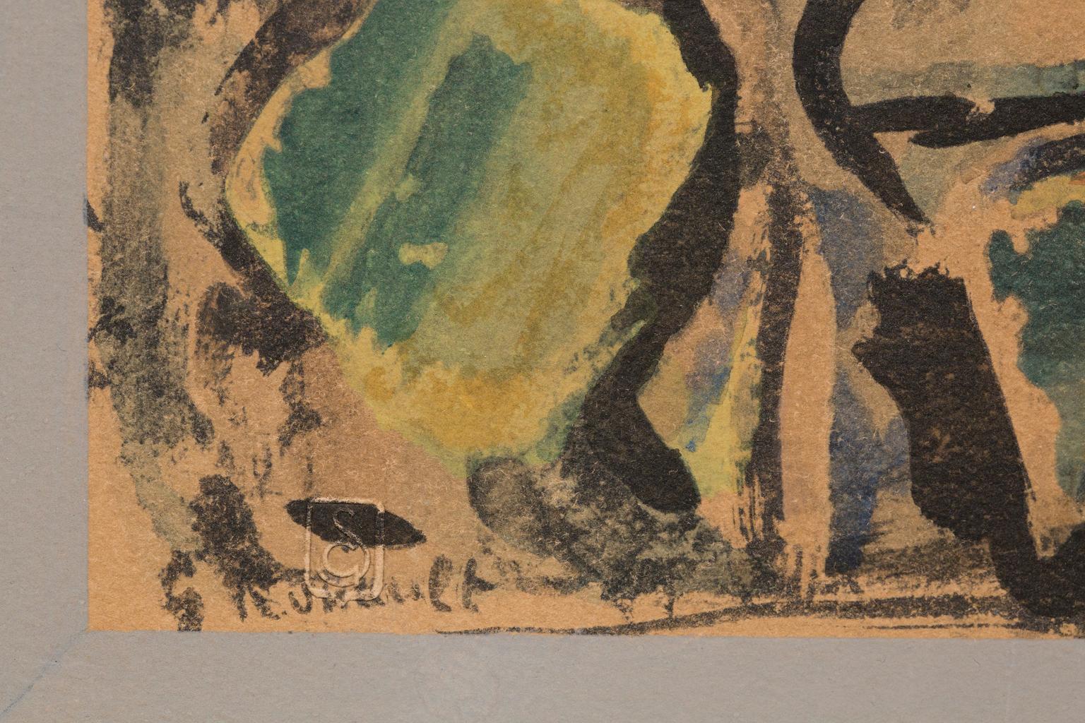 Georges Rouault - "La Roussalka" Female Portrait, Colorful, Signed For ...