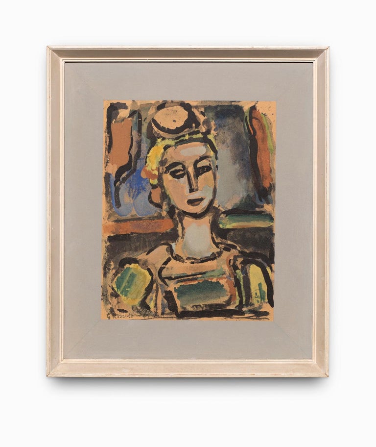 Georges Rouault - "La Roussalka" Female Portrait, Colourful, Signed For ...