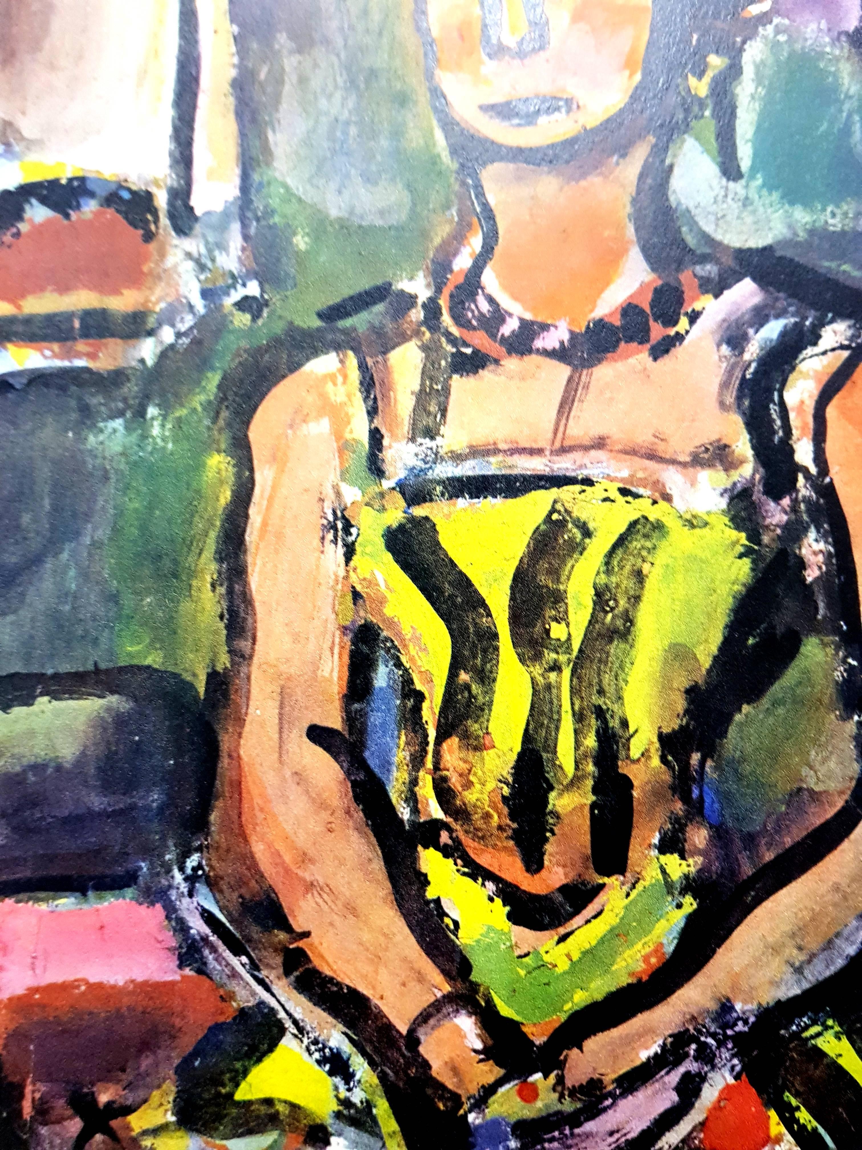 Georges Rouault - After Georges Rouault - Woman Colorful Portrait ...