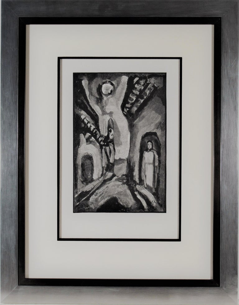 Georges Rouault - Christ a la Porte, Face a Face, from La Passion For ...