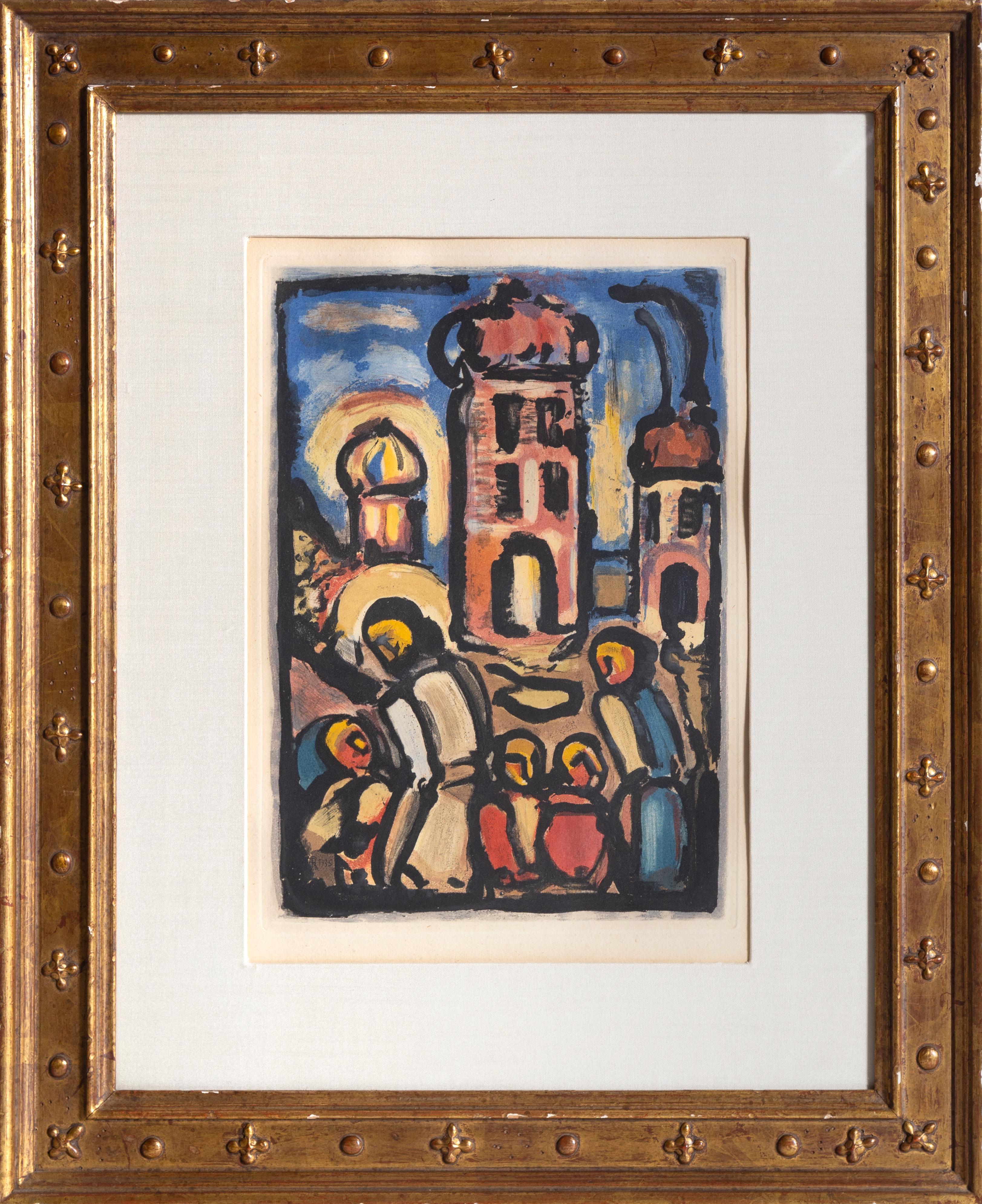 Georges Rouault - Christ et les Enfants at 1stDibs | justine chapon