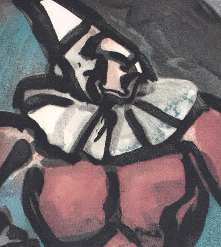 Georges Rouault - Clown with the Big Chest, from: Circus- French Circus ...