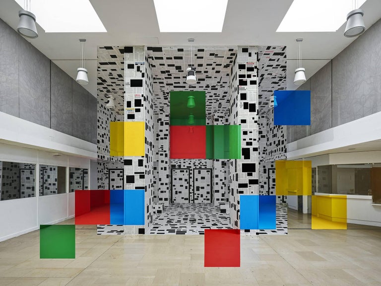 Georges Rousse - Architecture, Land Art, Construction, red, Mondrian ...