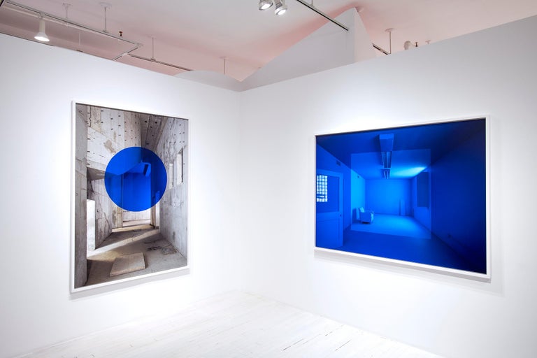 Georges Rousse - blue, Architecture, Construction, For Sale at 1stDibs
