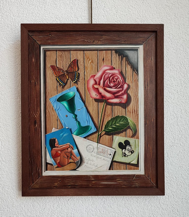 Georges Spiro - Optical illusion with the rose For Sale at 1stDibs