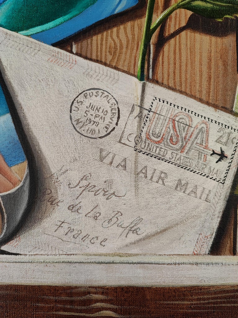 Georges Spiro - Optical illusion with the rose For Sale at 1stDibs