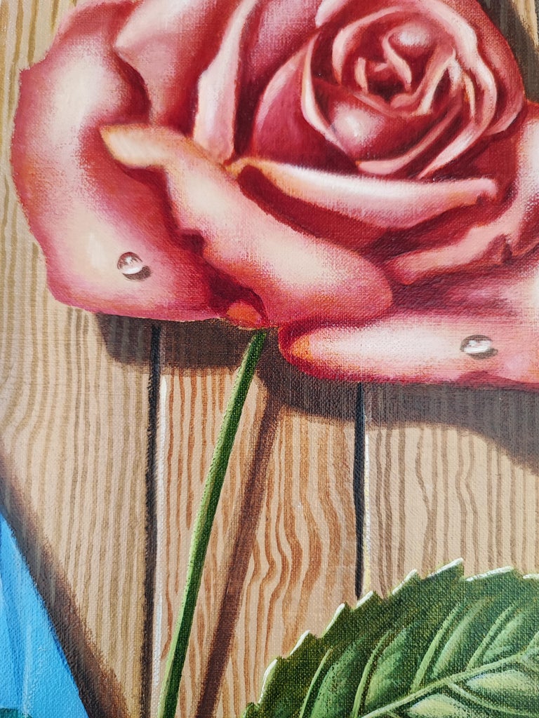 Georges Spiro - Optical illusion with the rose For Sale at 1stDibs