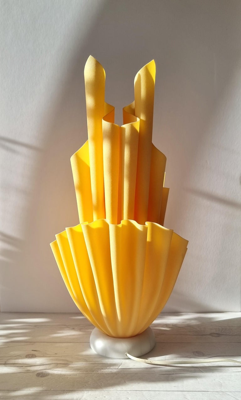 Georgia Jacob, Corolle Series Sculptural Modernist Handkerchief Lamp ...
