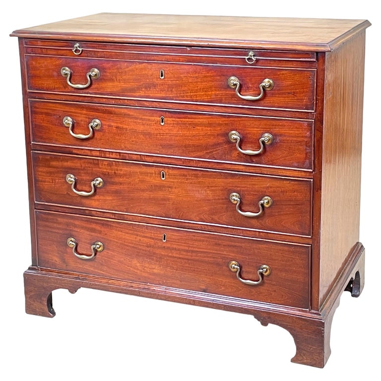 Georgian 18th Century Mahogany Chest with a Slide For Sale at 1stDibs
