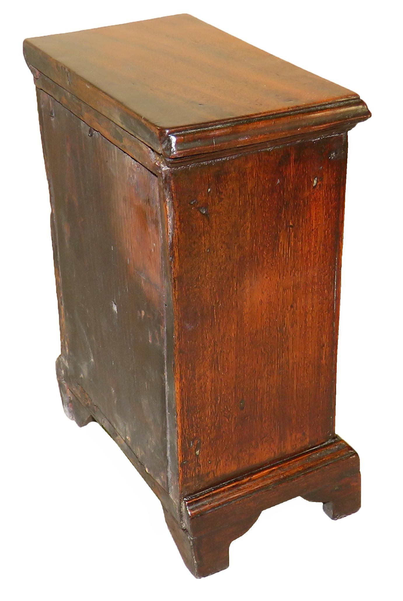 Georgian Antique 18th Century Mahogany Miniature Chest For Sale at ...