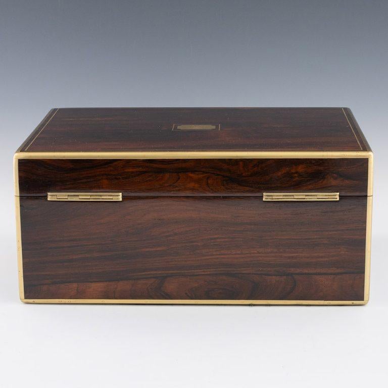 Georgian Antique Jewellery Box with Ducal Coronet c1830 For Sale at 1stDibs