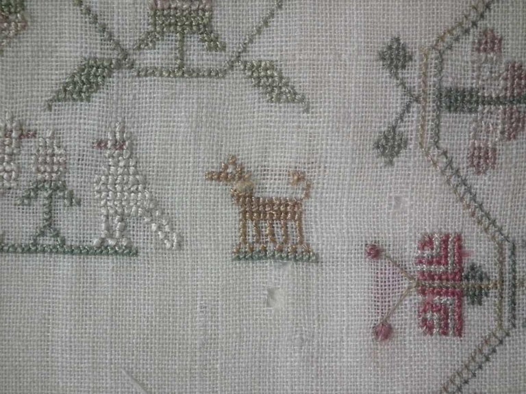 Georgian Antique Textile Sampler, 1779, by Mary Elley at 1stDibs