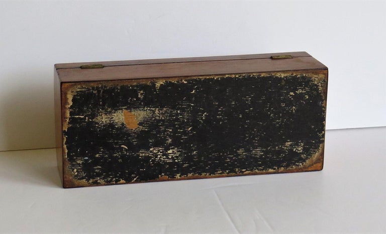 Georgian Box with Domed Lid Cross Banded hardwood, circa 1810 at 1stDibs