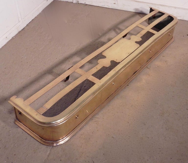 Georgian Brass Box or Range Fender For Sale at 1stDibs