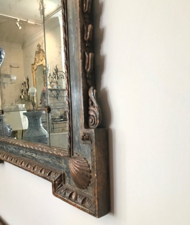 Georgian Broken Pediment Mirror by Dennis and Leen at 1stDibs