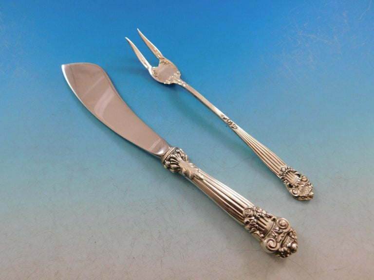 Georgian by Towle Sterling Silver Flatware Set for 8 Service 72 Pcs ...