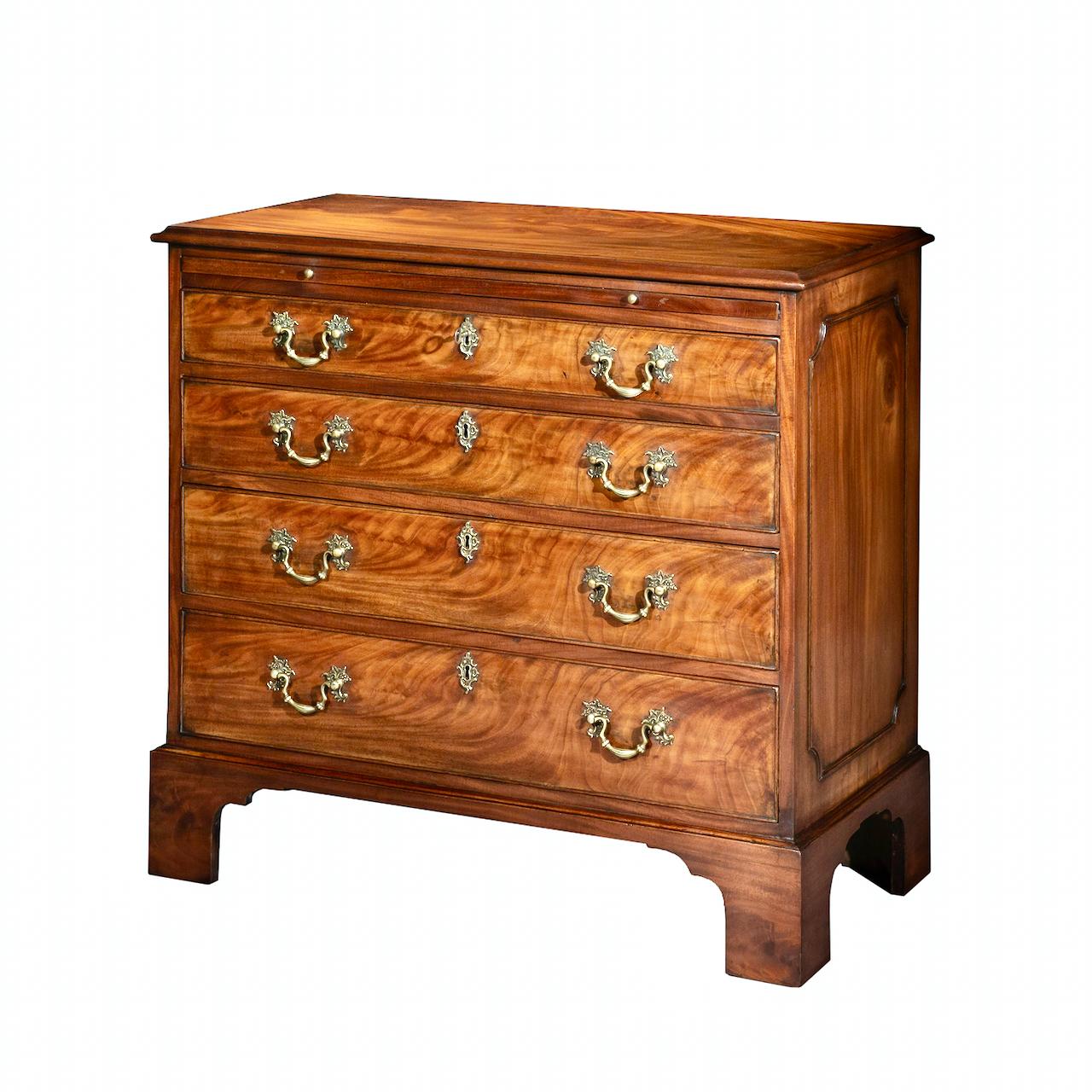 STATTON Solid Cherry Chippendale Style Chest of Drawers For Sale at 1stDibs