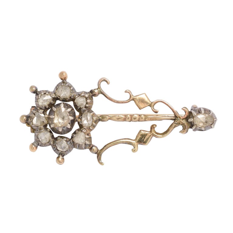 Georgian, circa 1835 Diamond Halley's Comet Brooch For Sale at 1stDibs ...