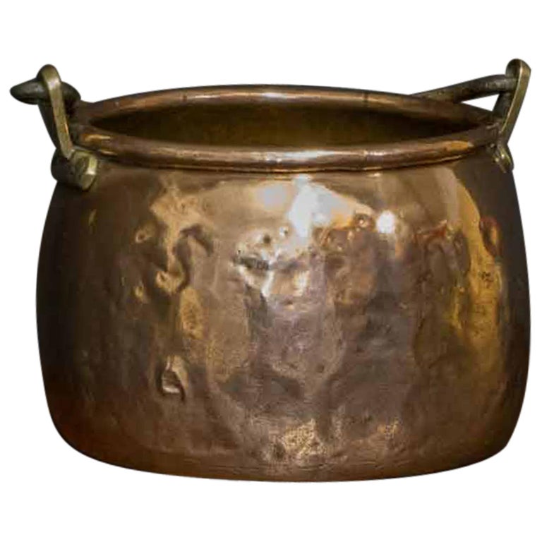 Georgian Copper Pot For Sale at 1stDibs