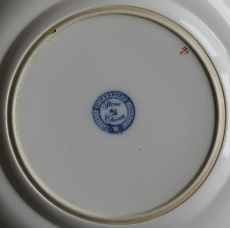 Georgian Davenport Ironstone Dinner Plate Chinoiserie Pattern 135 ...