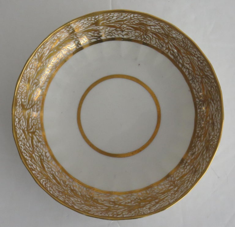 Georgian Derby Cup and Saucer Duo in Pattern 561, Puce Mark Circa 1800 ...