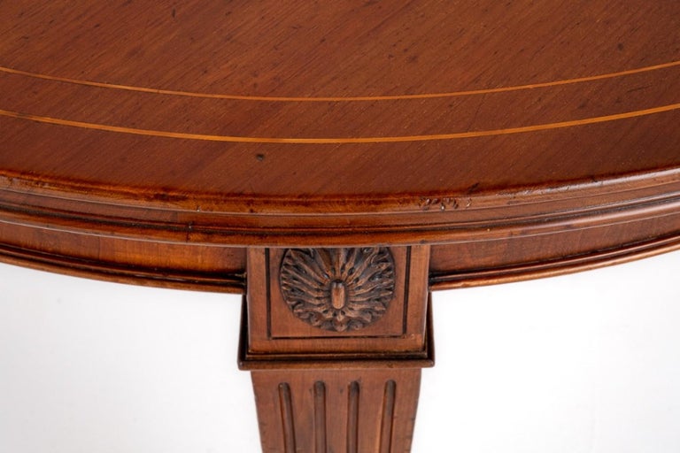 Georgian Dining Table Mahogany Extending For Sale at 1stDibs
