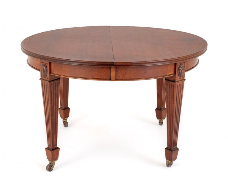 Georgian Dining Table Mahogany Extending For Sale at 1stDibs