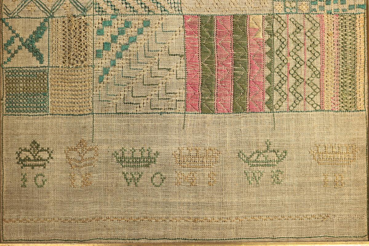 Georgian Embroidered Darning Sampler, circa 1797 at 1stDibs | georgian ...