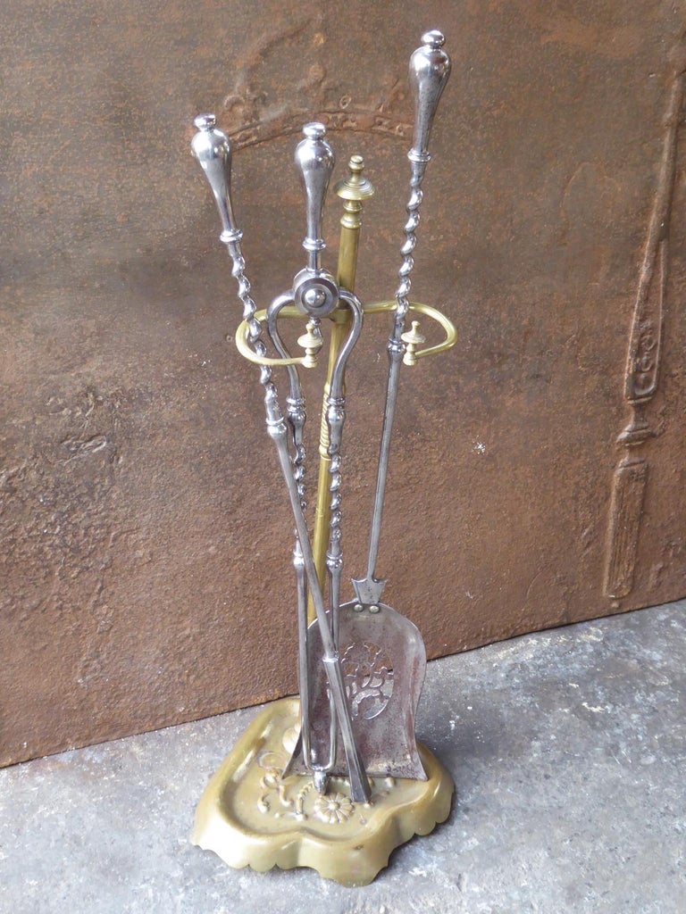 Georgian Fire Irons or Fireplace Tool Set, 18th-19th Century For Sale ...