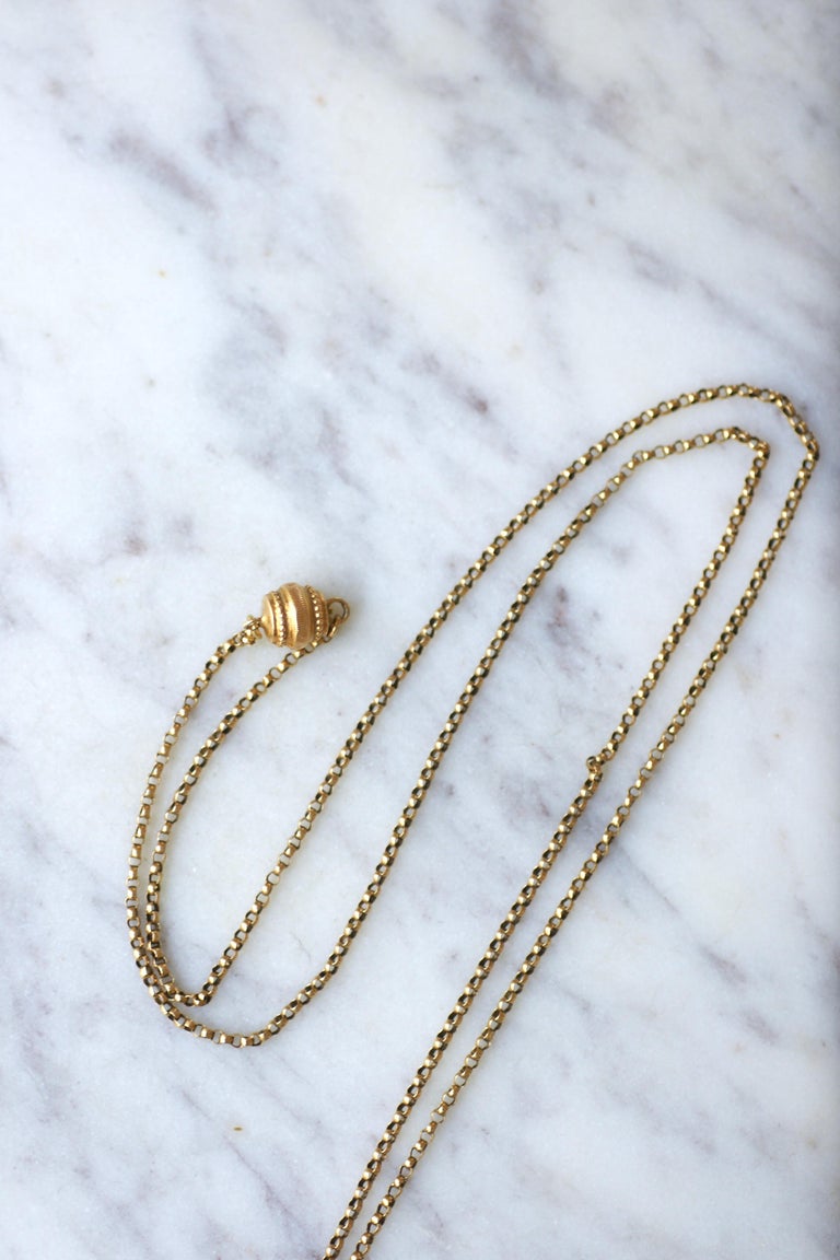 Georgian French Gold 'Verre Eglomisé' Shepherd Portrait Locket For Sale ...