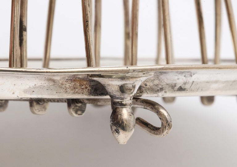 Georgian ‘George III’ Sterling Silver Footed Toast Rack For Sale at ...