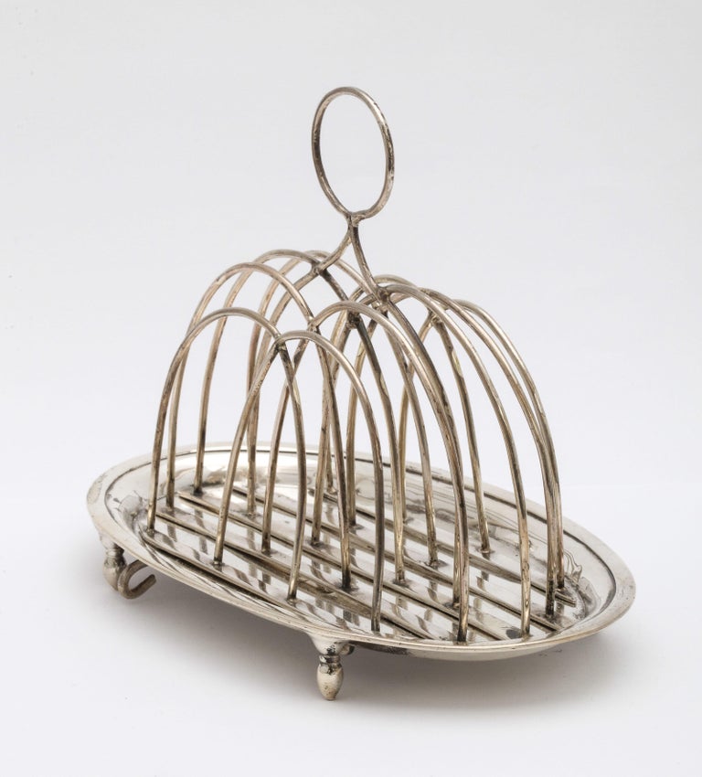 Georgian ‘George III’ Sterling Silver Footed Toast Rack For Sale at ...
