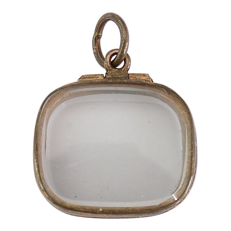 18th Century Georgian Garnet and Crystal Heart Locket at 1stdibs