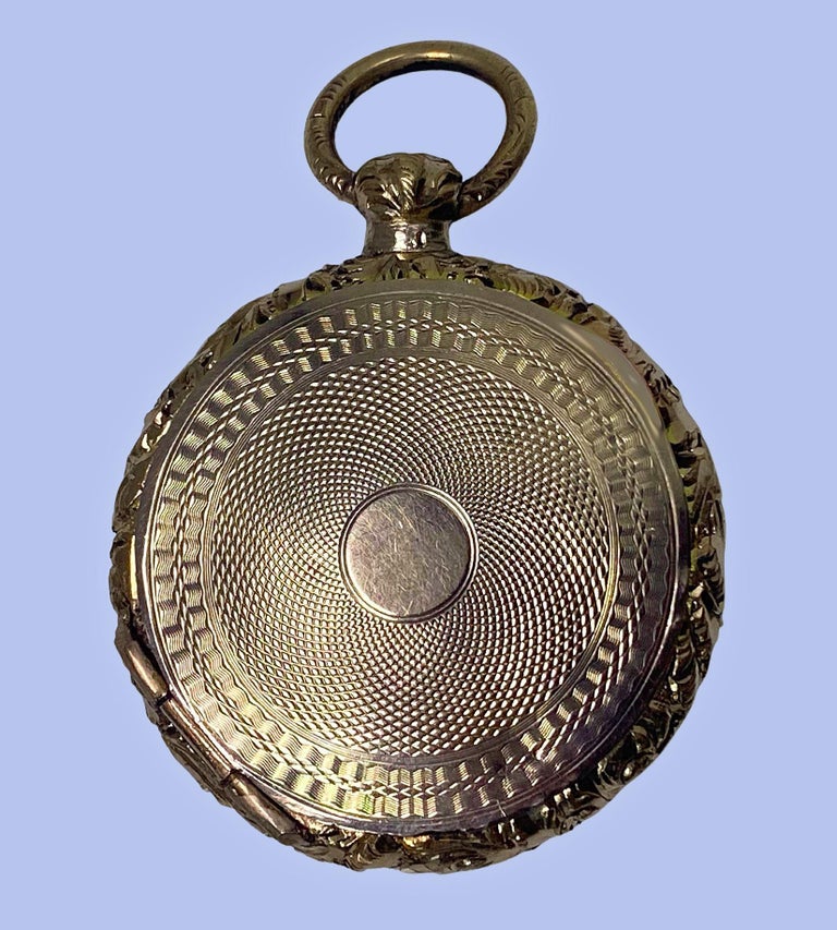 Georgian Gold and Pinchbeck Double Sided Locket English C.1825 For Sale ...