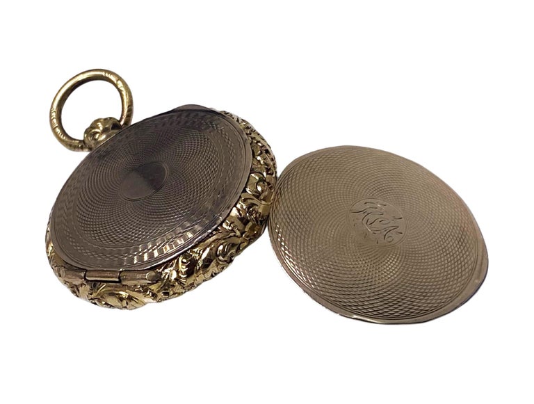 Georgian Gold and Pinchbeck Double Sided Locket English C.1825 For Sale ...