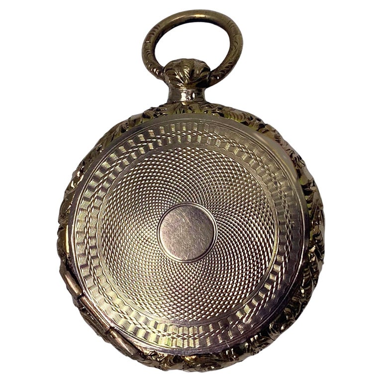Georgian Gold and Pinchbeck Double Sided Locket English C.1825 For Sale ...